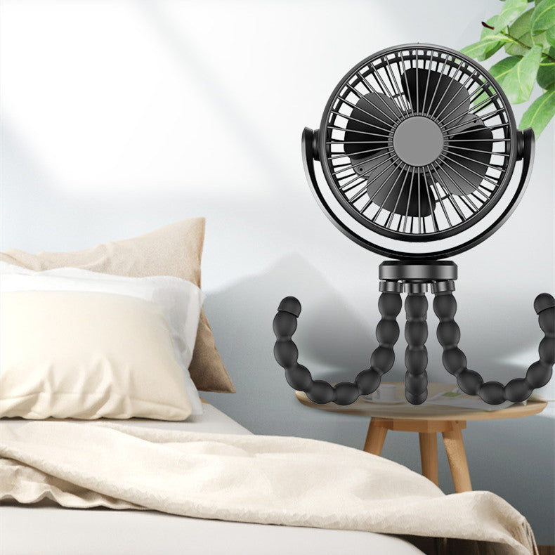 Octopus Stroller Deformation Portable Handheld USB Fan – Nelly-Mart
